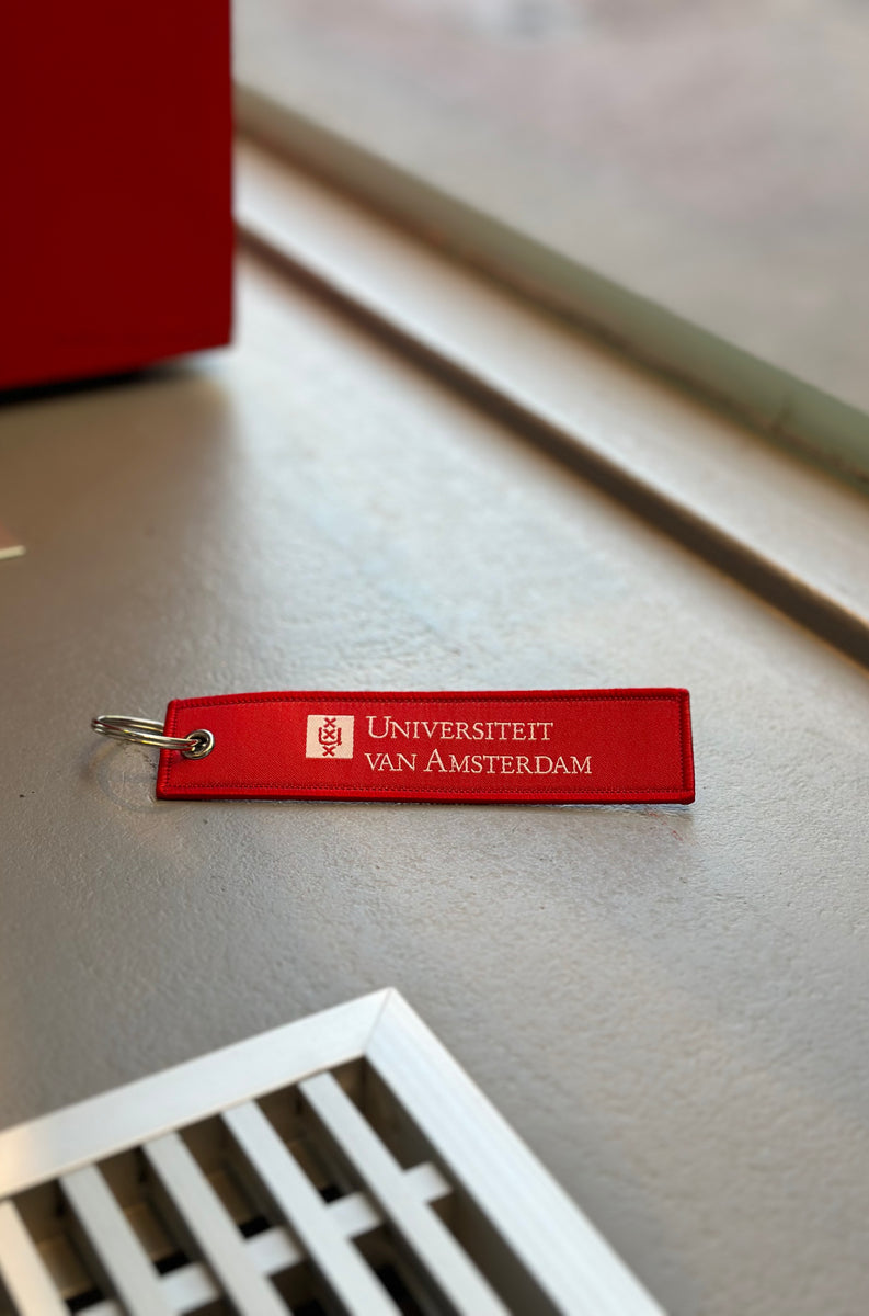 Keychain with the University of Amsterdam logo – UvA merchandise